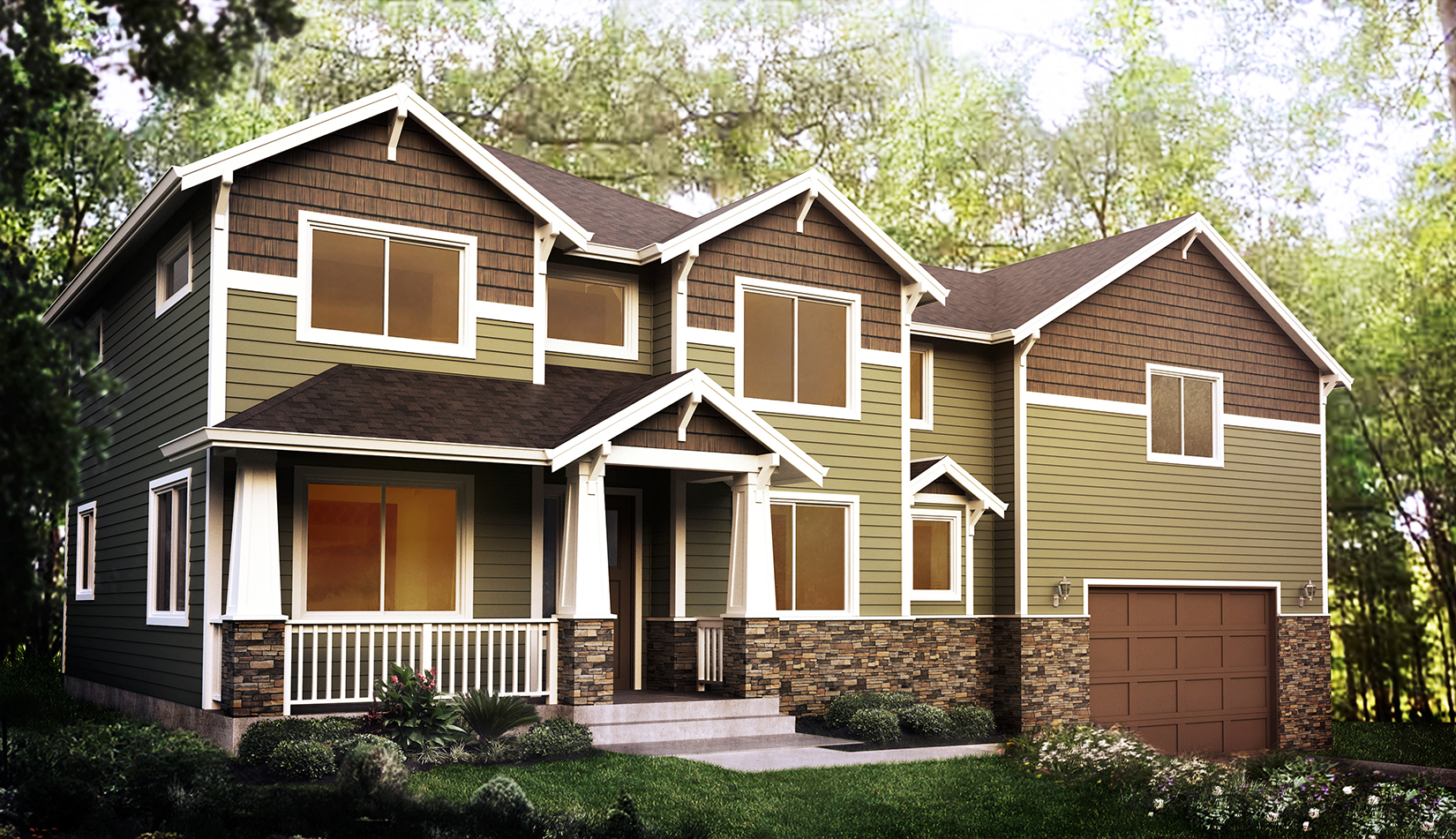House Plan 2-2646-3, Two-Story 2,646 sq. ft. Plan - Custom Your Way