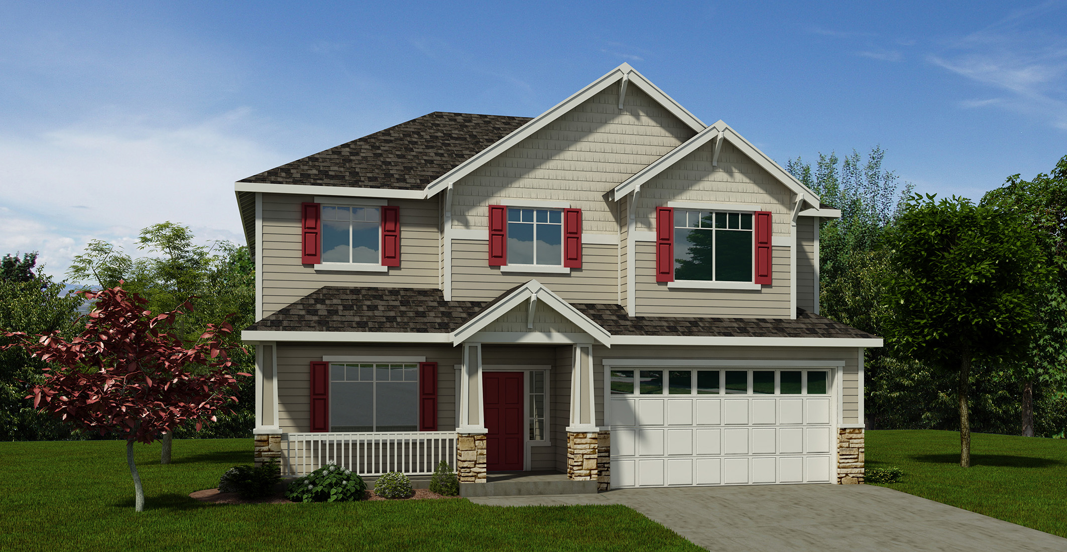 House Plan 2-2682-4 - Two-Story House Plan, 2,682 sq. ft. - Custom Your Way